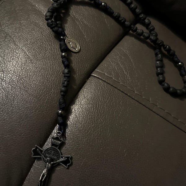 Large Stainless Steel Eastern Orthodox Crucifix With 50 Black Finish ...