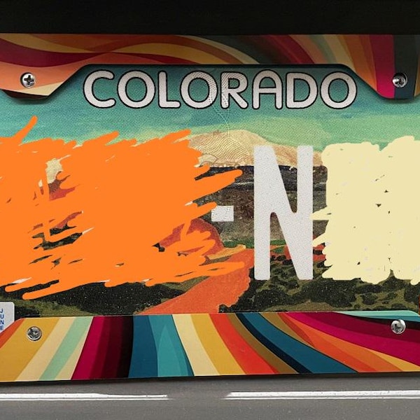 Light Blue Seashells Beachy License Plate Frame Ocean Vanity Car Tag ...