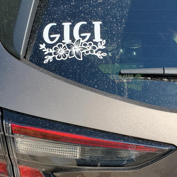 Gigi Decal, Gigi Gift, Happiness is Being a Gigi, Car Decal, Laptop ...