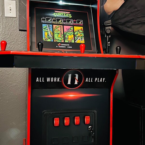 Full Size Arcade 3D Printed Coin Door With LED Credit Buttons - Etsy