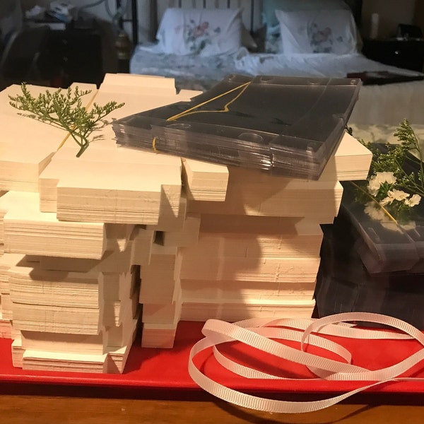 Folding Disassembled Box 12x12x3 Cm - 4.72"x4.72"x1.18" Inch Size Gift ...