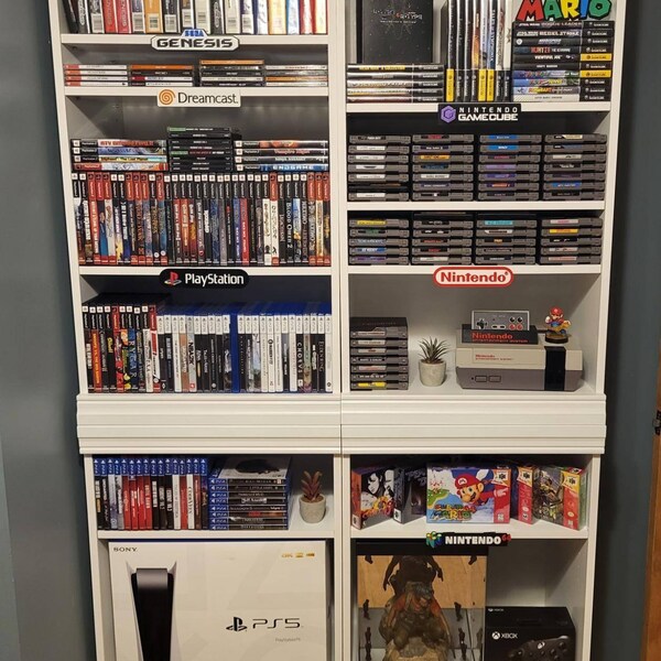 Nintendo 3D Fridge Magnet / Shelf Display - Retro 80s 8bit Video Games ...