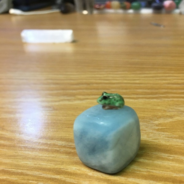 World's Tiniest Toad Figurine | Miniature Hand-painted Porcelain ...