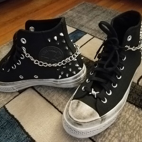 Thorns Barb Wire Shoe Lace Charms Alternative Punk Goth Grunge - Etsy