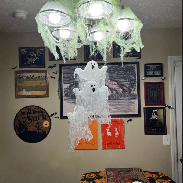 Hanging Halloween Ghost, Halloween Ghosts, Halloween Party Decoration ...