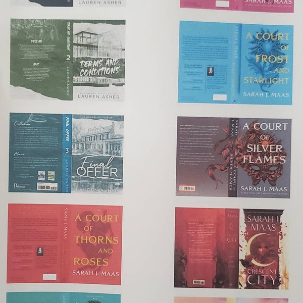 60 Booktok Miniature Printable Book Covers - Etsy