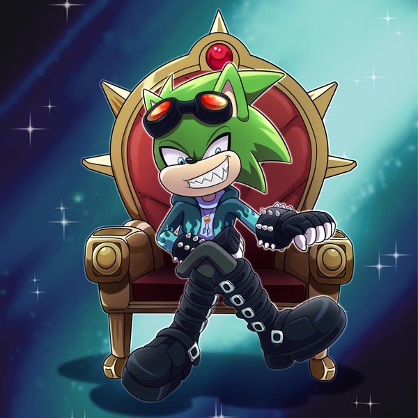 Sonic OC Art Commission, Sonic Drawing, Sonic the Hedgehog Commission ...