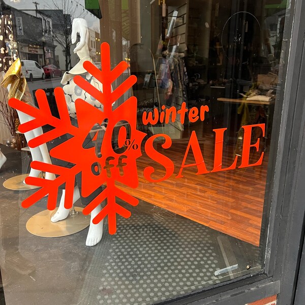 Colourful Summer Sale Shop Window Sign Vinyl Decal Seasonal Sale Shop ...