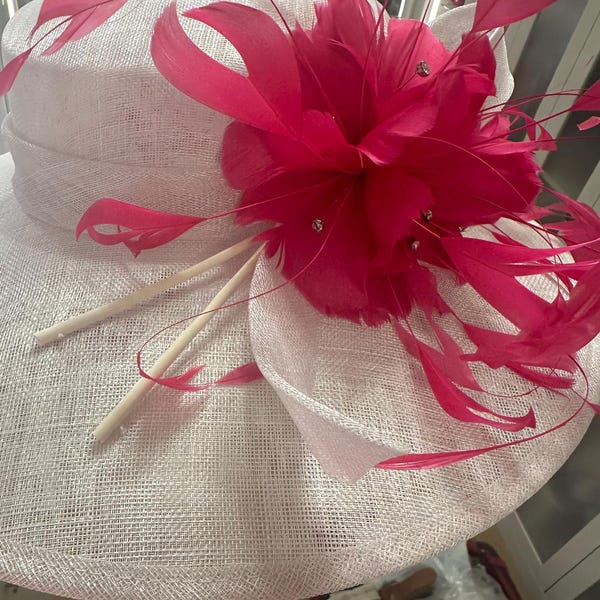 M4002 ( Black Hat ) Kentucky Derby Hat, Church Hat, Wedding Hat, Easter Hat, Mother of Bride Hat ...