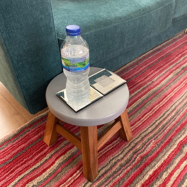 Plain Wooden Stool Rustic Solid Wooden Milking Stool. Children/child ...