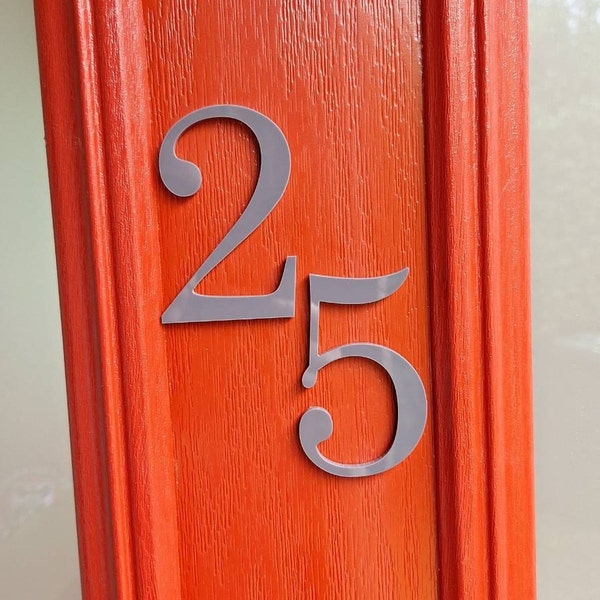 Art Deco House Numbers, Stainless Steel House Numbers, Art Deco ...