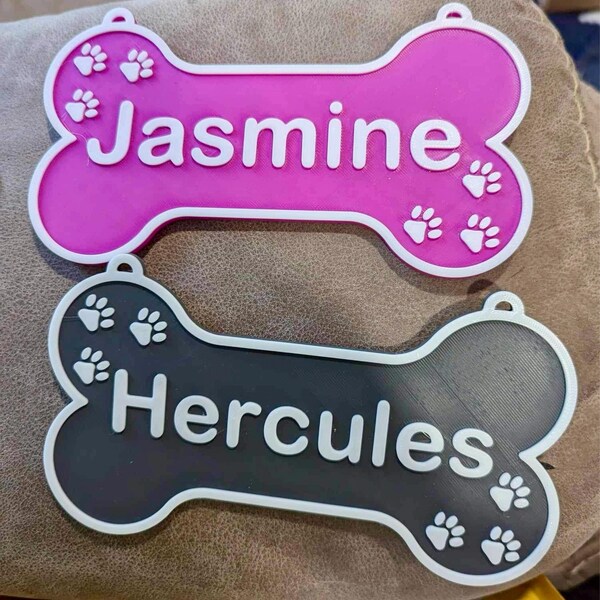 Personalized Dog Crate Sign, Custom Kennel Nameplate, Toy Box Sign ...