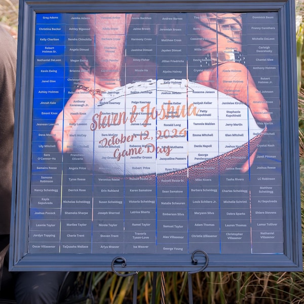 Magnetic Photo Seating Chart - Etsy