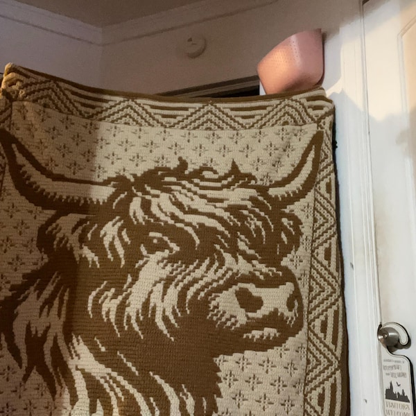 Highland Hamish Mosaic Crochet Blanket PATTERN ONLY - Etsy