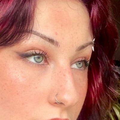 Titanium Vertical Labret Stud Lip Piercings With Gem Ball Crystal 18g ...