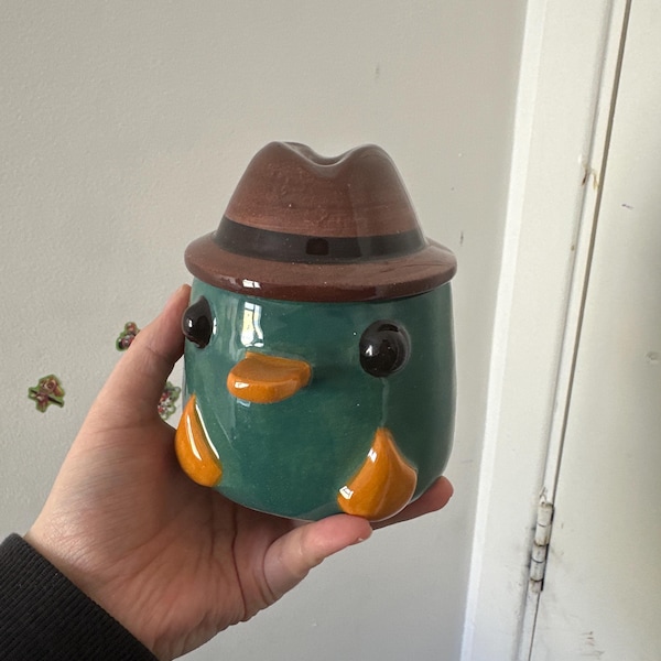 Perry the Platypus Handmade Ceramic Mug With Handle - Etsy