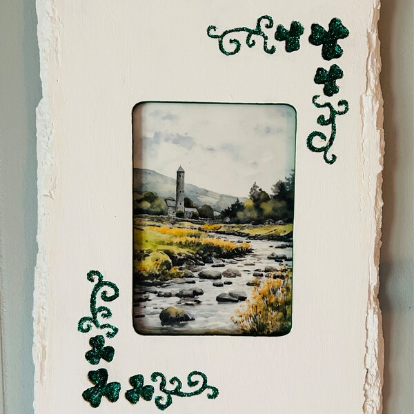 Shamrock Corner Reusable Stencil (many Sizes) - Etsy