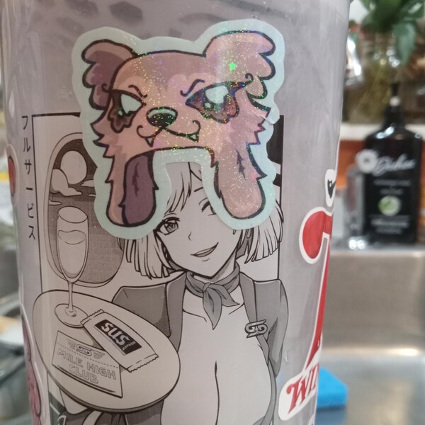 Anoko | Sparkly Holo Vinyl Sticker - Etsy