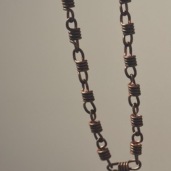 Copper Link Chain Necklace (necklace Only) | Pure Copper Choker ...
