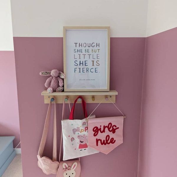 Girls Rule Mini Felt Nursery Wall Banner Girls Bedroom Decor - Etsy