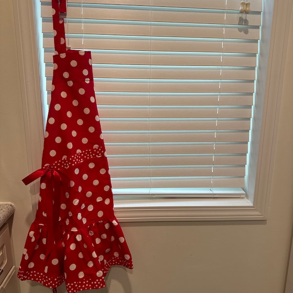 Strawberry Pie Kitchen Apron - Women's Retro Modern Apron - Bridal or ...