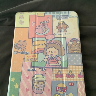 Cute iPad Case Ice Cream Milk Tea Cake iPad Gen Pro Air Mini Case HIGH ...