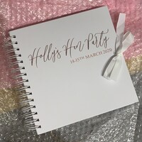 Personalised Hen Party Memory Book, Personalised Scrapbook, Photo Book ...