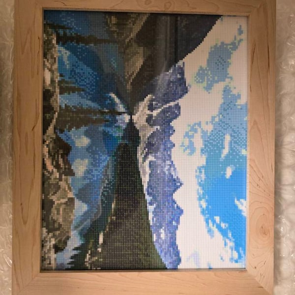 Solid Cherry, Oak or Maple Hardwood Picture Frame 1.5" Wide Style ...