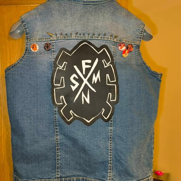 Cosplay Costume Spider-verse Spider Punk - SPIDER-PUNK - Back Patch & 2 ...