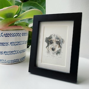 MINI Pet Portraits Simple Custom Pet Portrait. Animal - Etsy