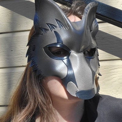 FIRE MASK FLAME Mask, Fire Pixie, Leather Mask, Create Your Own Unique ...