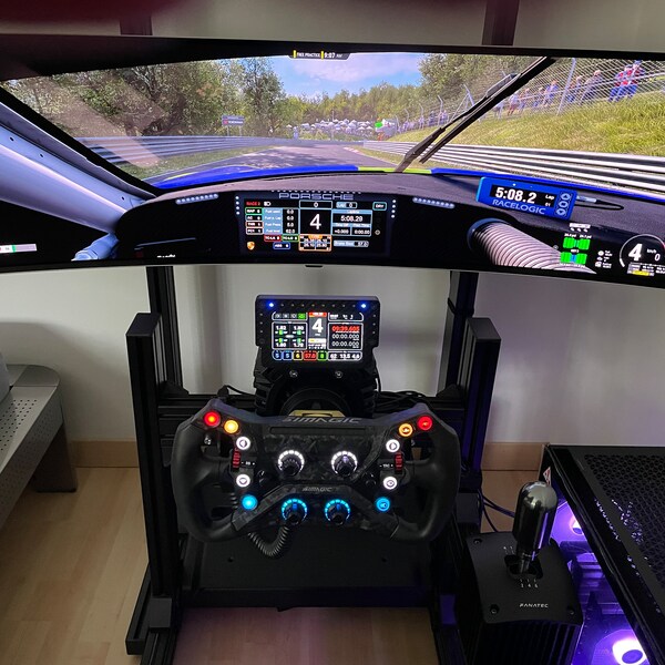 Sim Racing Dashboard Touchscreen Vocore 5 Inches DDU, Carbon Plate ...