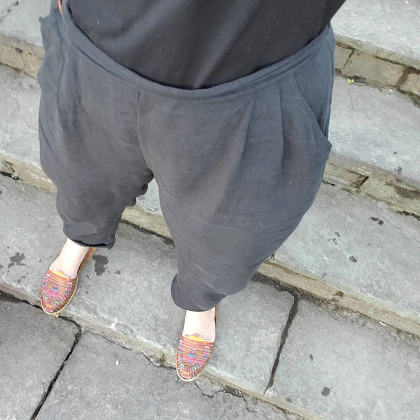 THE CIGGIES | Linen Cigarette Pants | Custom Fit | Tapered Trouser ...