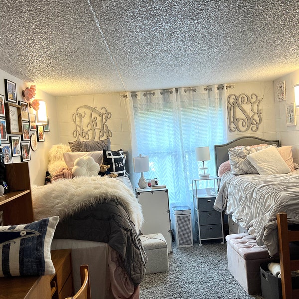 FREE SHIPPING!! Unpainted Dorm Room Monogram - Dorm Room Decor ...