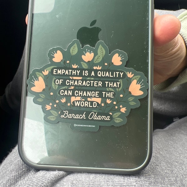 Empathy Sticker Barack Obama Bumper Sticker Car Sticker Water Bottle ...