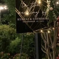 Better Together Acrylic Welcome Sign | Modern Wedding Entrance Sign ...