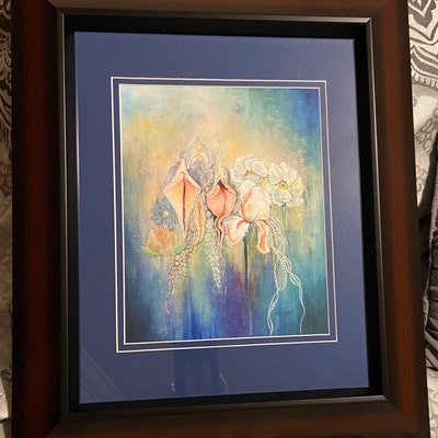 The Unfurling, Yoni Art Feminist Watercolour Vulva Reproduction Vulva ...