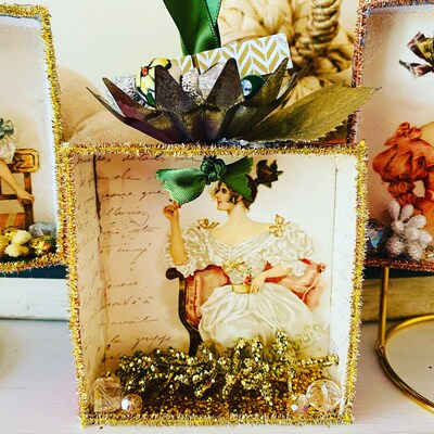 Wood Nymph Doll Postcard Artist Woman Lady Girl, Forest Trees Long Hair ...