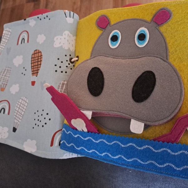 Quiet Book Toddler, Busy Book, Felt Montessori Book, Activity Sensory ...
