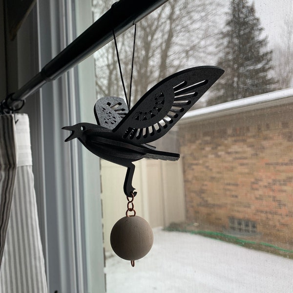 Cornish Crow Decoration Laser Cut / Lasercut Mdf Raven Goth Emo Edgar ...