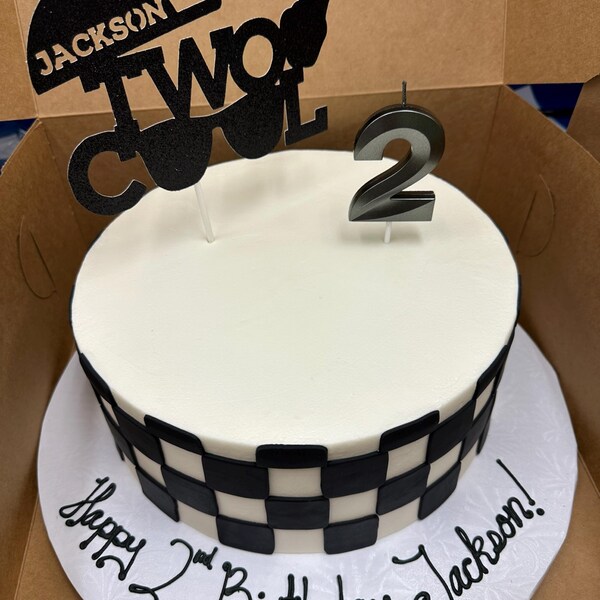 Custom Two Cool Cake Topper, Personalized 2 Cool Topper, Two Cool Party ...