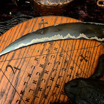 Trithemius Table of Practice 9 Engraved, Solid Wood English Archangels ...