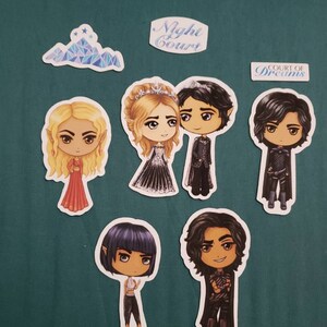 Chibi ACOTAR Couples Stickers From the Series A Court of - Etsy