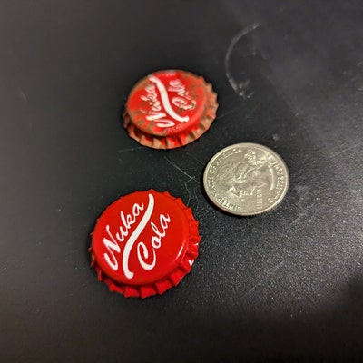 10 Fallout Unofficial Bottle Caps or Fridge Magnets in Weathered/clean ...