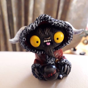 The Grim Reaper Creepy Cute Polymer Clay Figure Halloween | Etsy