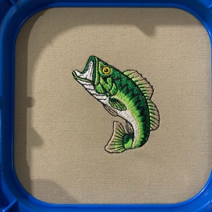 Bass Embroidery Design. Machine Embroidery Design. Fishing Embroidery ...
