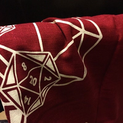 D20 Scarf, Critical Role. RPG Twenty Sided Die, Bamboo Pashmina. Nerd ...