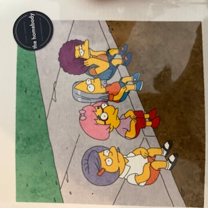 The Simpsons Homer Bush Watercolour Print, Scenic Simpsons, Homer ...