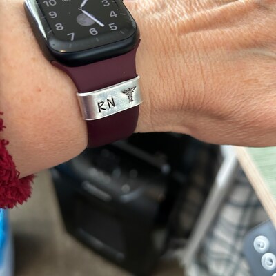 Metal Watch Cuff Personalized Iwatch Tags Aluminum Watch Charms Hand ...