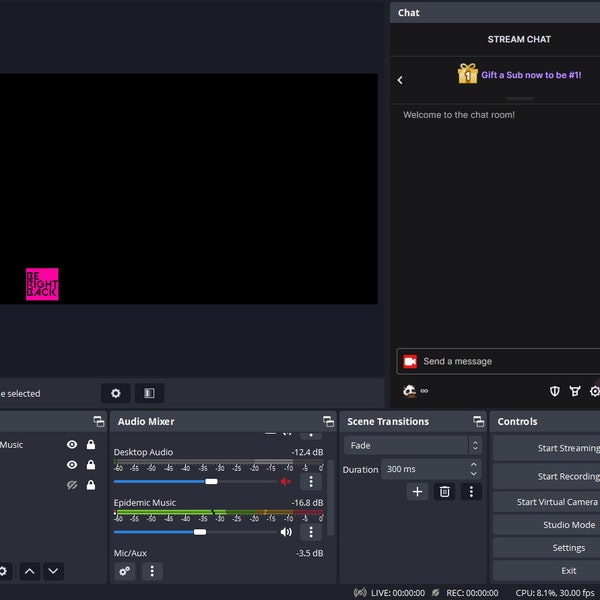 Ocean Animated Scenes, Be Right Back, BRB, Stream Starting and Ending ...